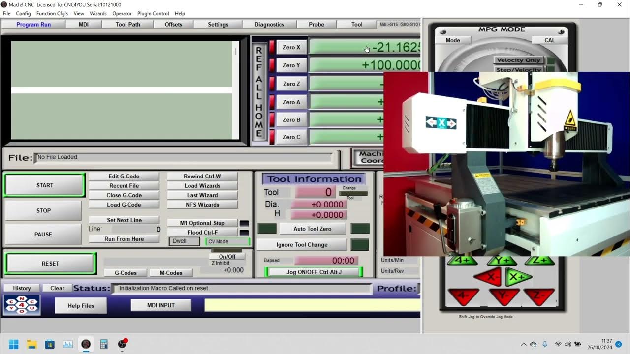 NC Studio to Mach3 Conversion Part 5 - YouTube