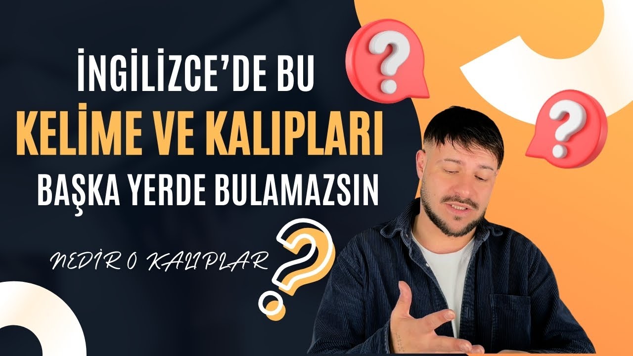 İngilizce'de çeviri yapılamayan kelimeler ve kalıplar! - YouTube