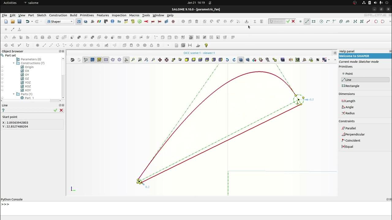 Parametric Modelling and automating CFD pipeline with Salome - Part 2 - YouTube