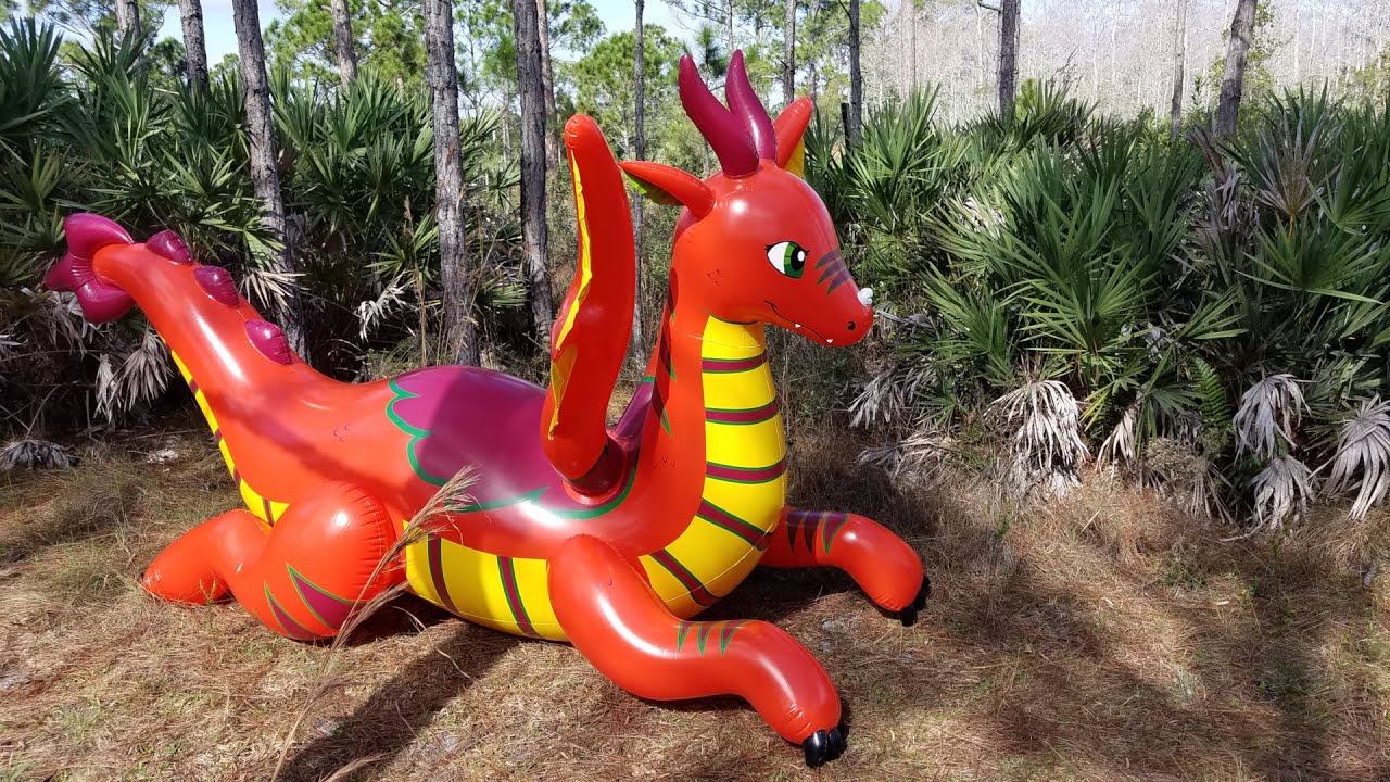 FyaRyuu the Giant Inflatable Dragon Ride-On Pool Toy from Inflatable ...