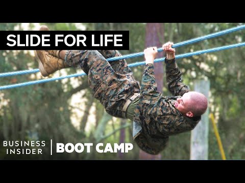 The Toughest Obstacles Marines Face In The “Confidence Course” | Boot Camp