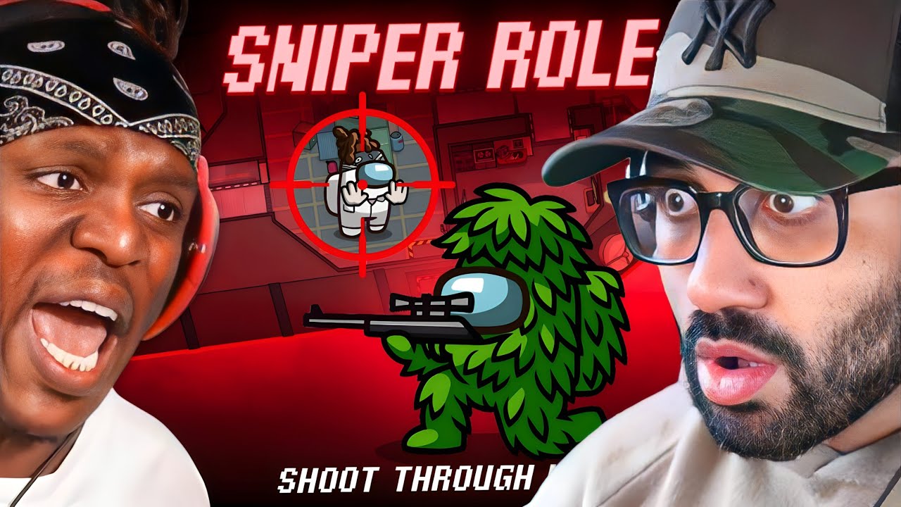 VIZ REACTS TO SIDEMEN AMONG US SNIPER ROLE - YouTube
