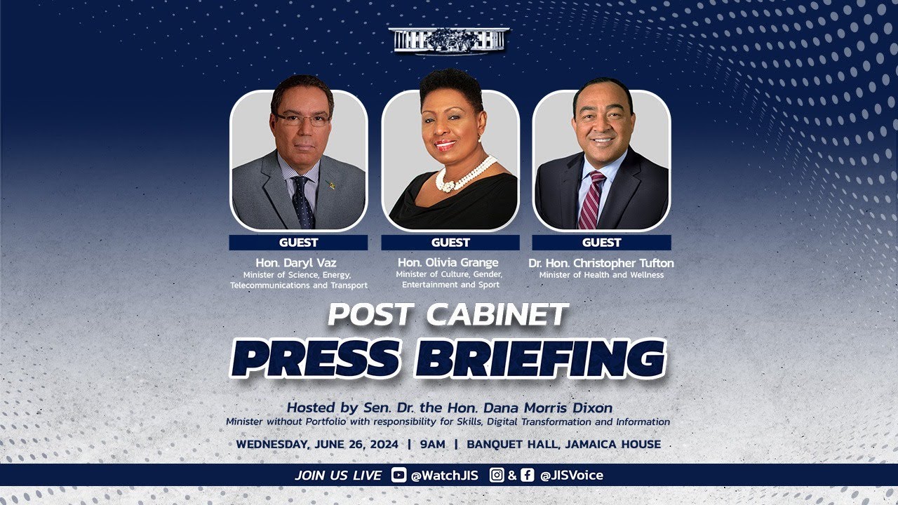 JISTV | Post Cabinet Press Briefing -June 26, 2024 - YouTube