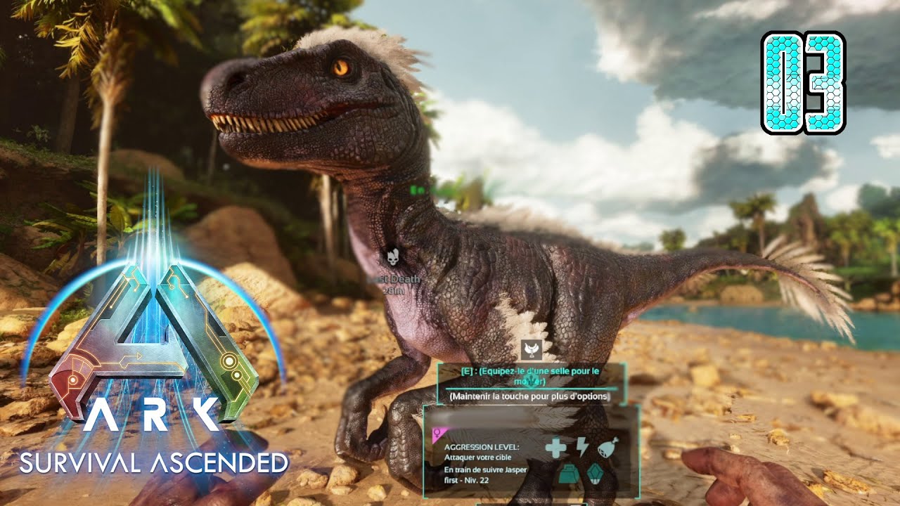 Jai Tame Le Nouveau Raptor Sur Ark Ascended Il Est Magnifique