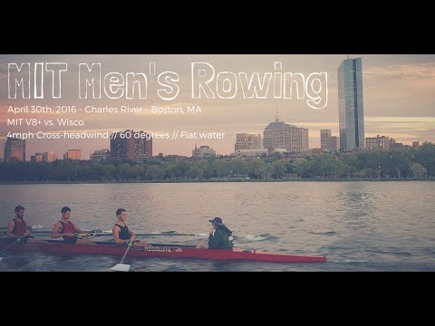MIT Men's Rowing V8+ vs. Wisconsin (Coxswain recording) - YouTube