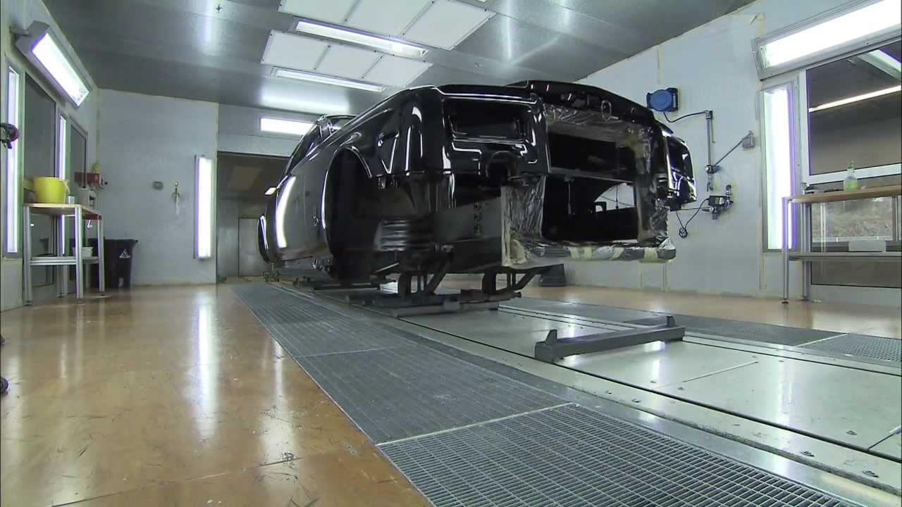 Rolls Royce Factory Goodwood Paintshop - YouTube