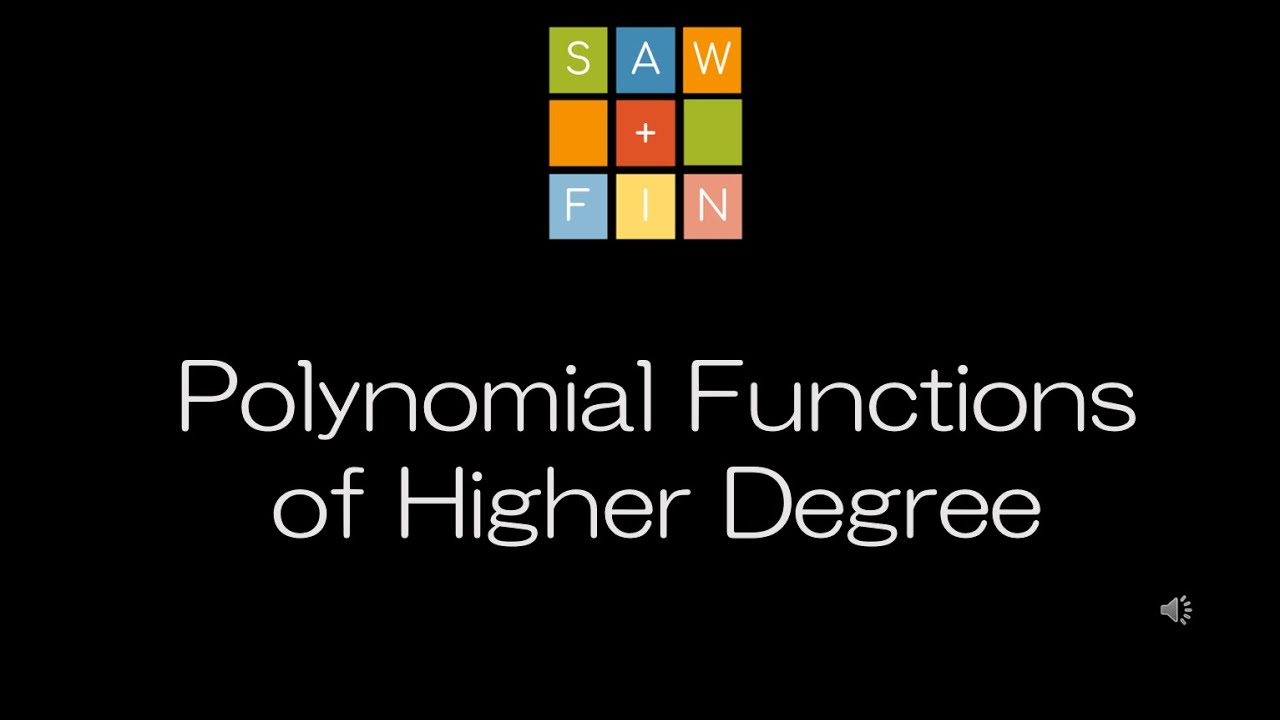 Precalculus 2.2 Polynomial Functions of Higher Degree - YouTube
