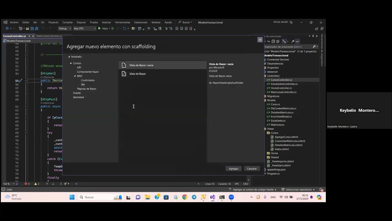 Proceso Transaccional en Entity Framework y SqlServer - YouTube
