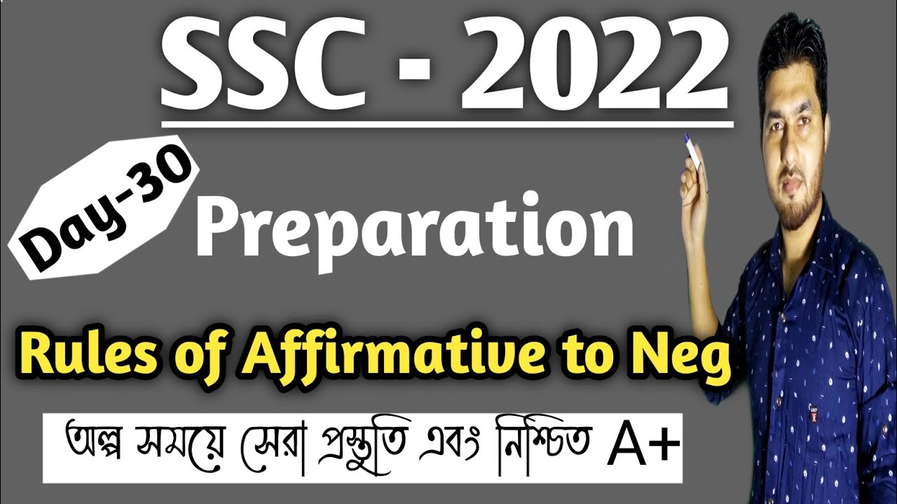 Affirmative to Negative easily | Negative To Affirmative ...