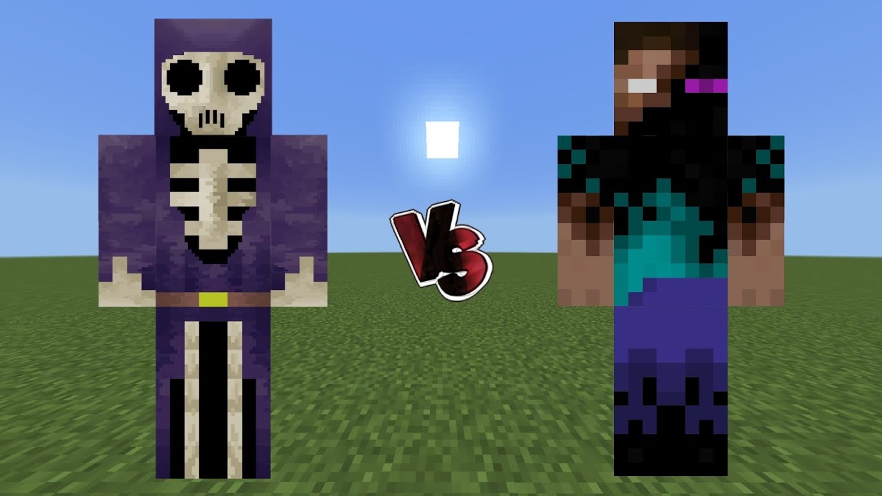 Dreadlord Vs Enderbrine Minecraft Creepypasta Mcpe Mob Battle Youtube