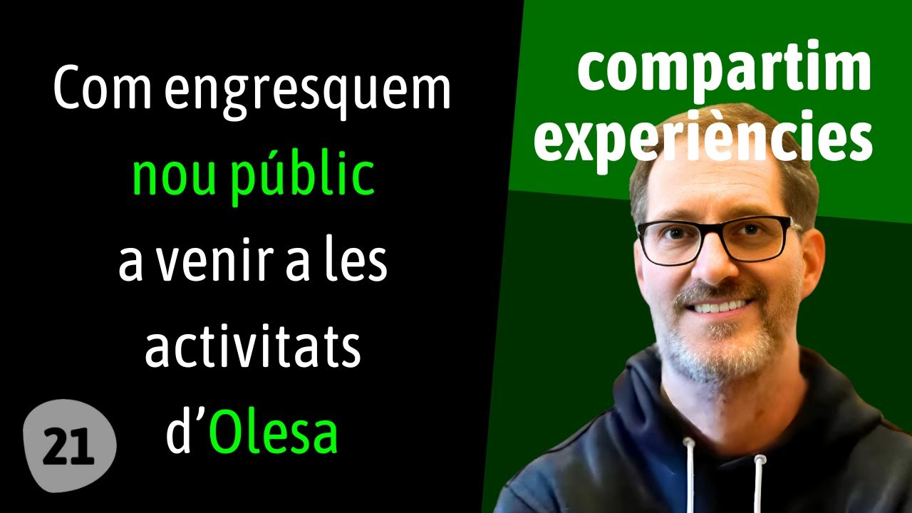Com engresquem nou públic a venir a les activitats d'Olesa - YouTube