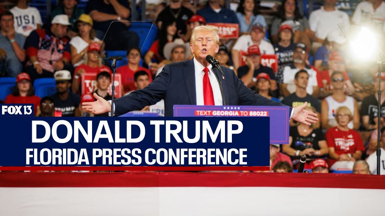 Donald Trump speaks at Florida home - YouTube
