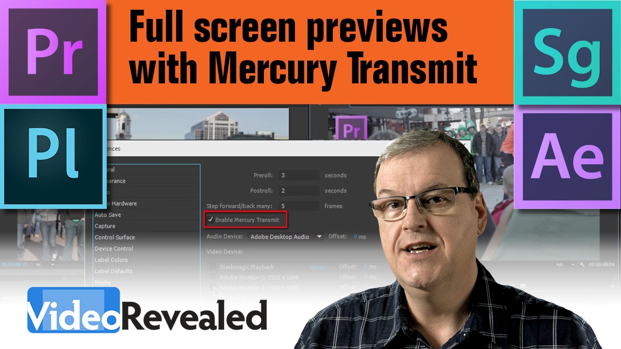 Full screen previews with Mercury Transmit - YouTube