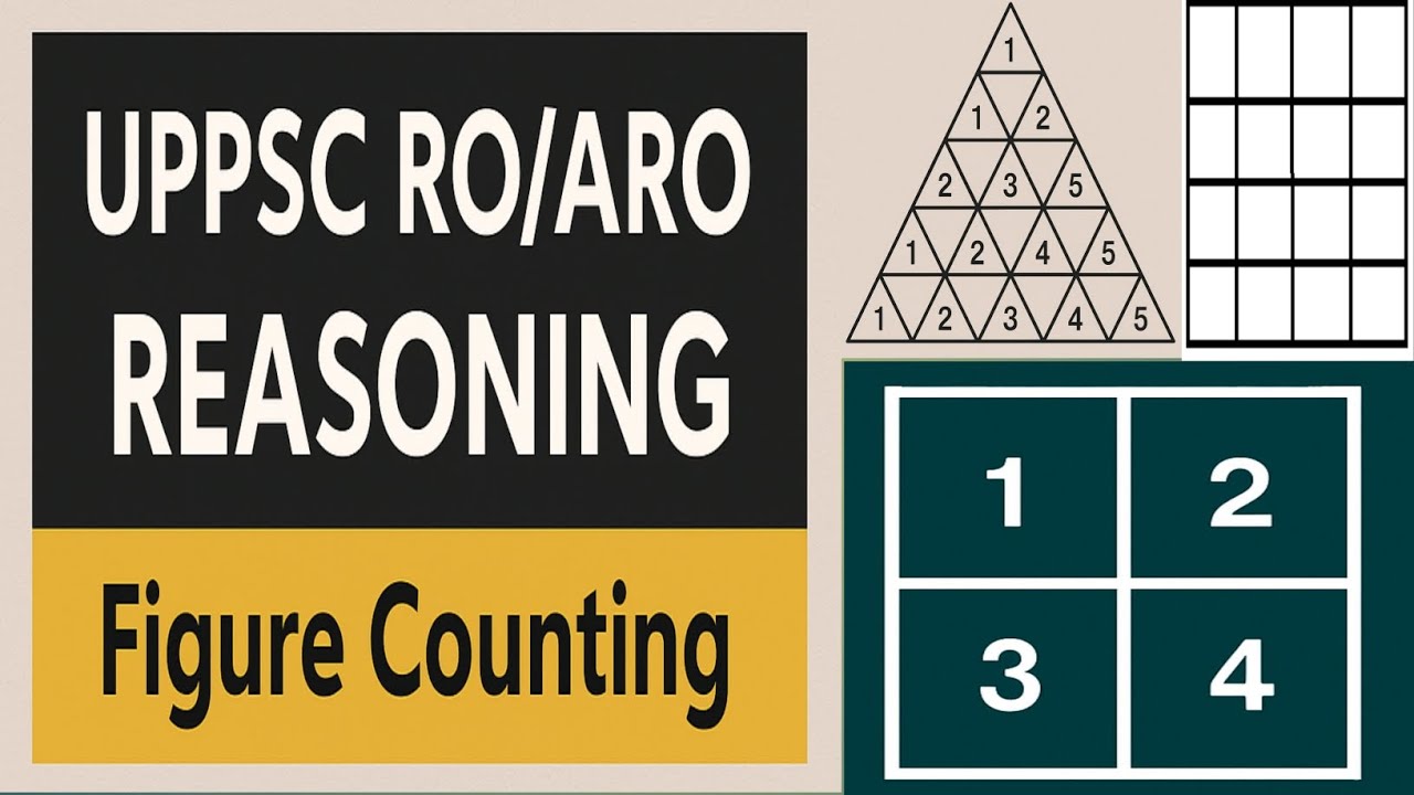 Figure Counting (आकृति गणना) || UPPSC RO/ARO || One Shot Video ...