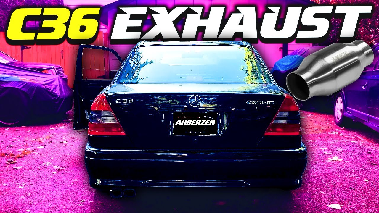 W202 M104 C36 AMG Sounds AMAZING with CUSTOM EXHAUST! - YouTube