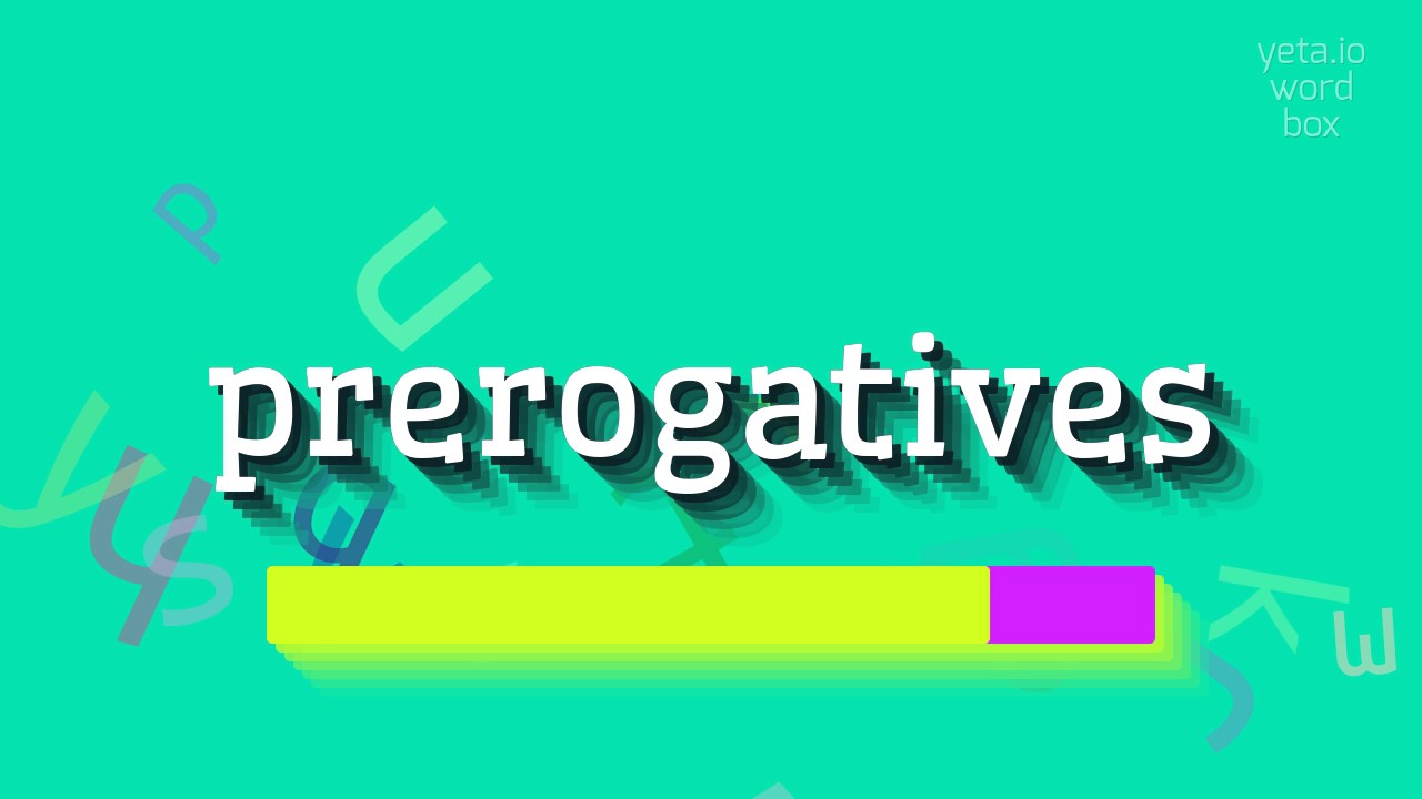 How to say "prerogatives"! (High Quality Voices) - YouTube