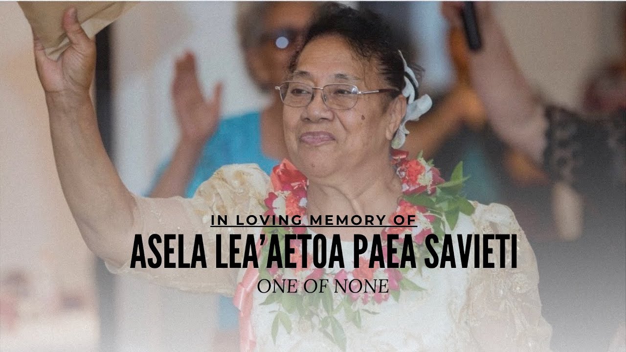 Celebration of life for Asela Lea’atoa Paea Savieti 🕊️🇹🇴 #Tongan ...