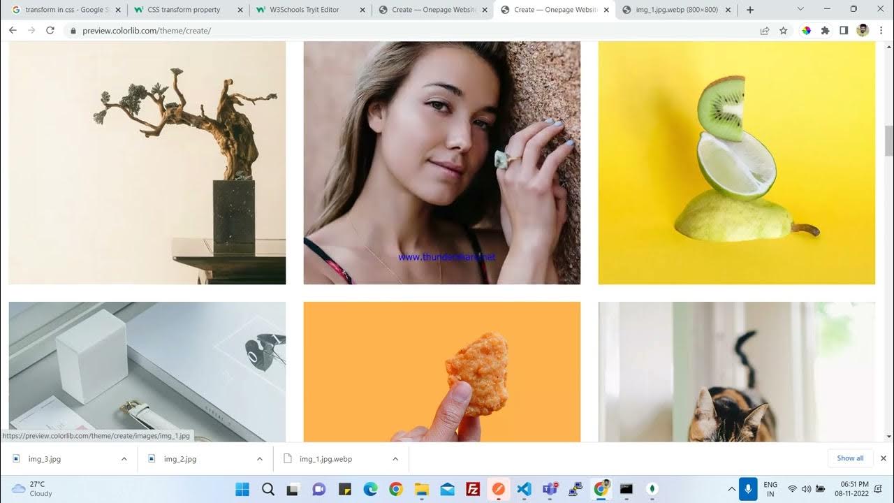 Cloning website design using HTML and CSS in Tamil - Part 5 - YouTube