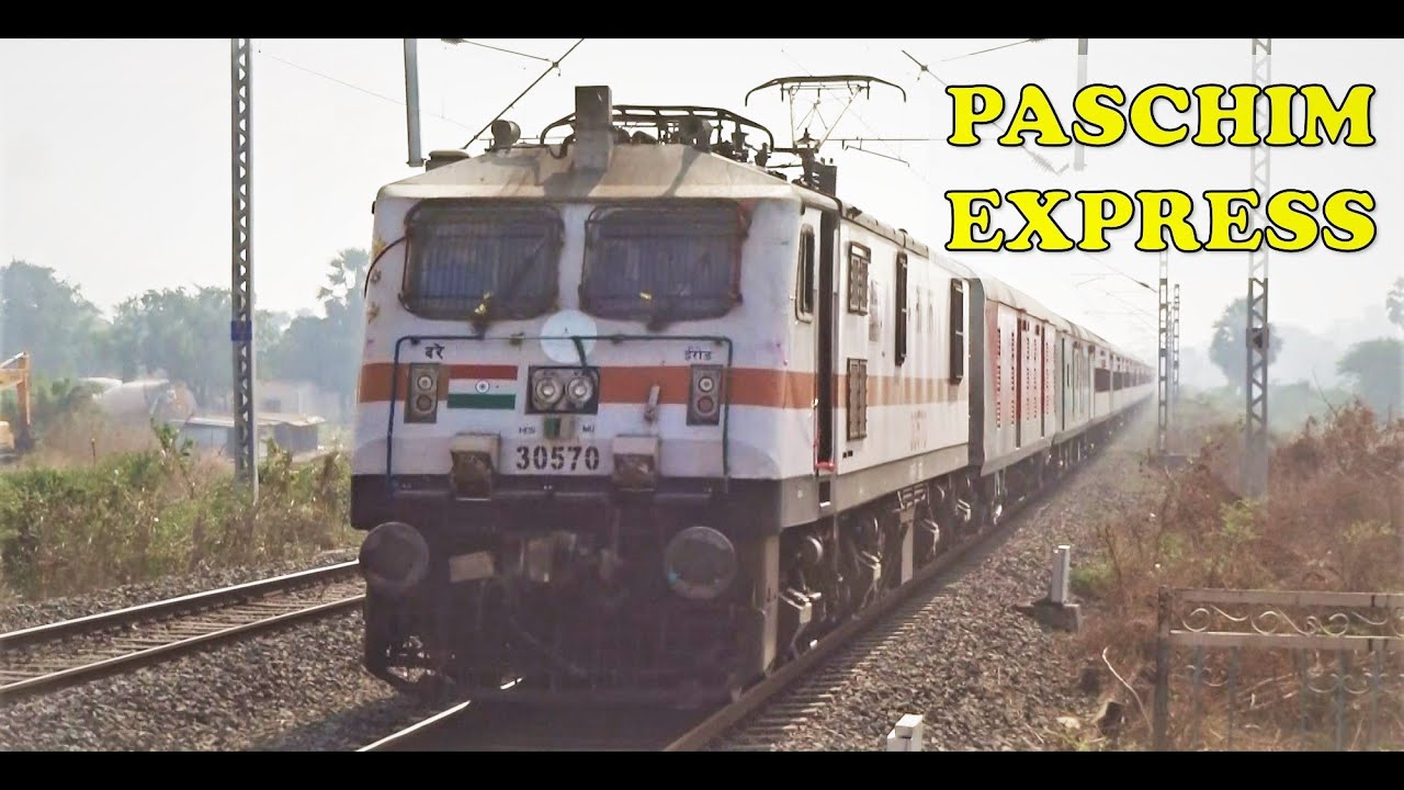 Surprises Galore: Above 110 km/hr Overspeeding Paschim Express Burning ...