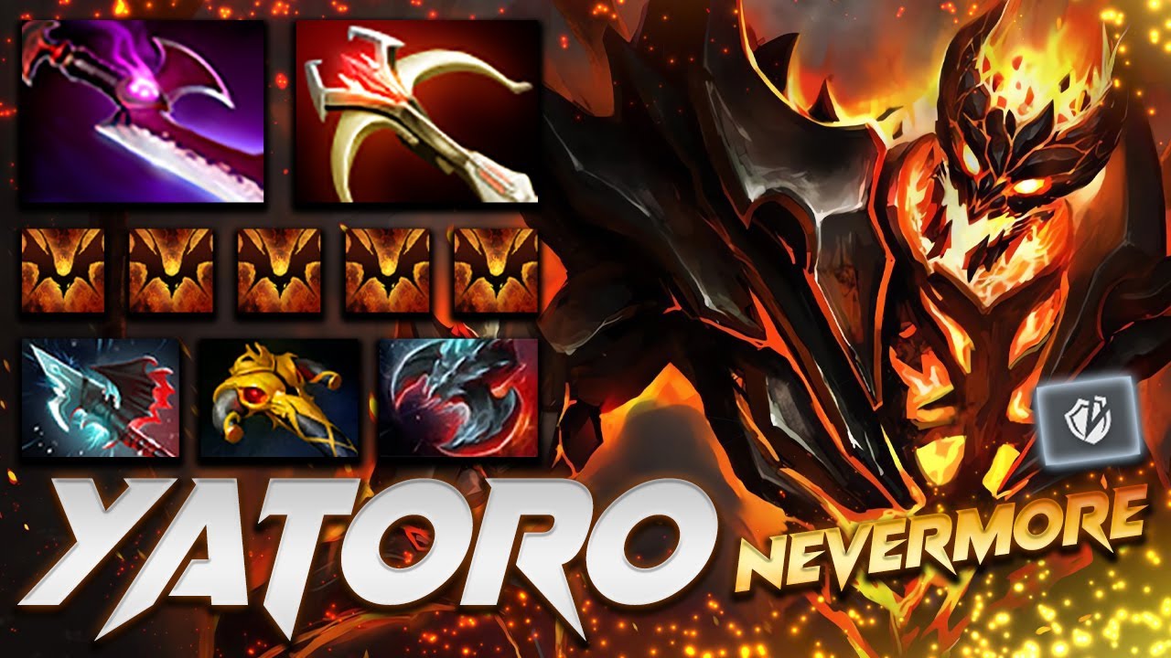 Yatoro Shadow Fiend Nevermore - Dota 2 Pro Gameplay [Watch & Learn] - YouTube