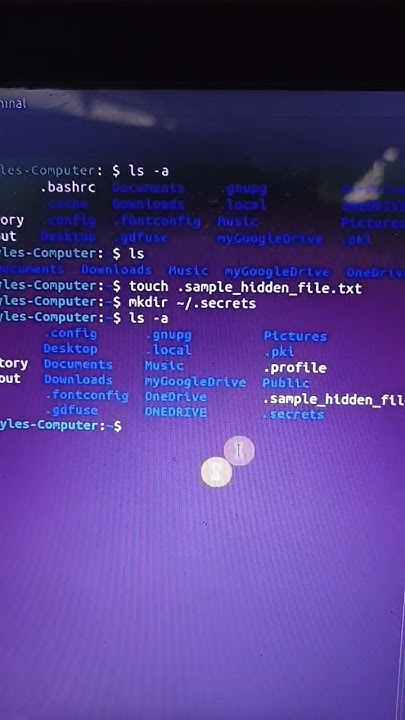 How to View Hidden Files and Folders on Linux - YouTube