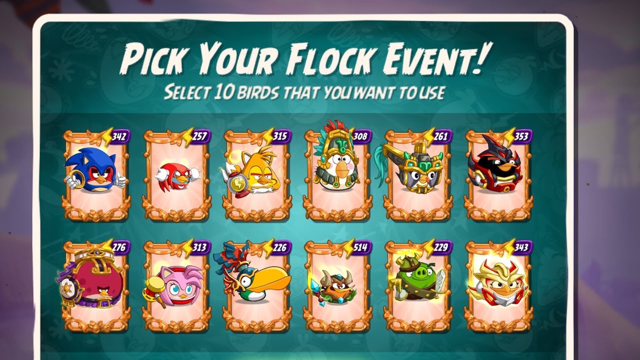 Pick 10 birds exasperating CVC CLAN BATTLE | Angry birds 2 ab2 🦄 | 25 ...