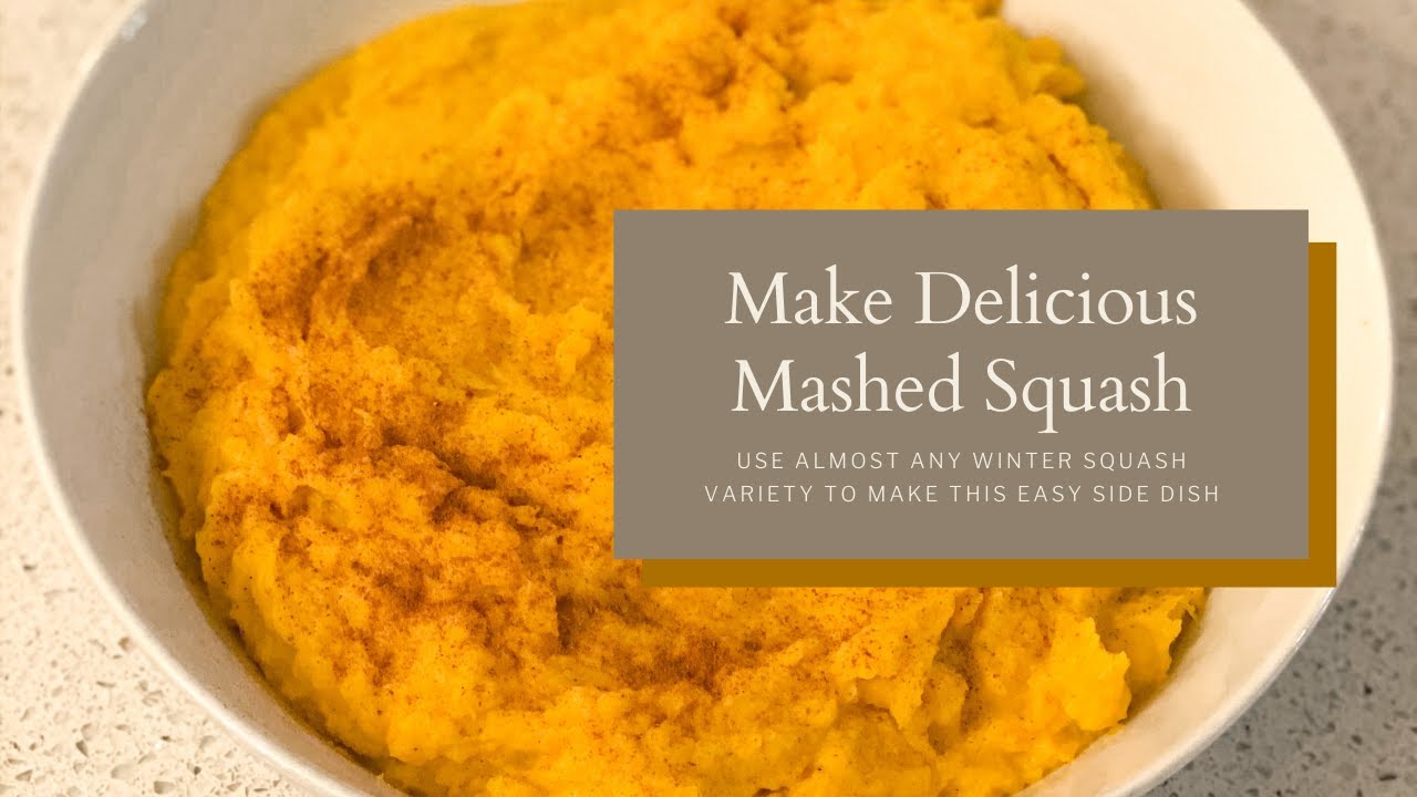 How to Make Easy Mashed Squash - YouTube