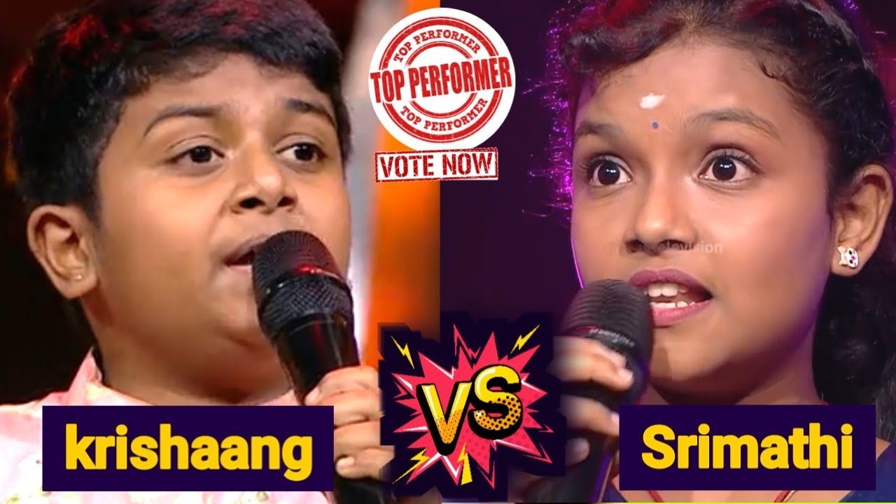 சூப்பர் சிங்கர் கிரிஷாங் 🆚 ஸ்ரீமதி | Super singer krishang Vs Srimathi ...