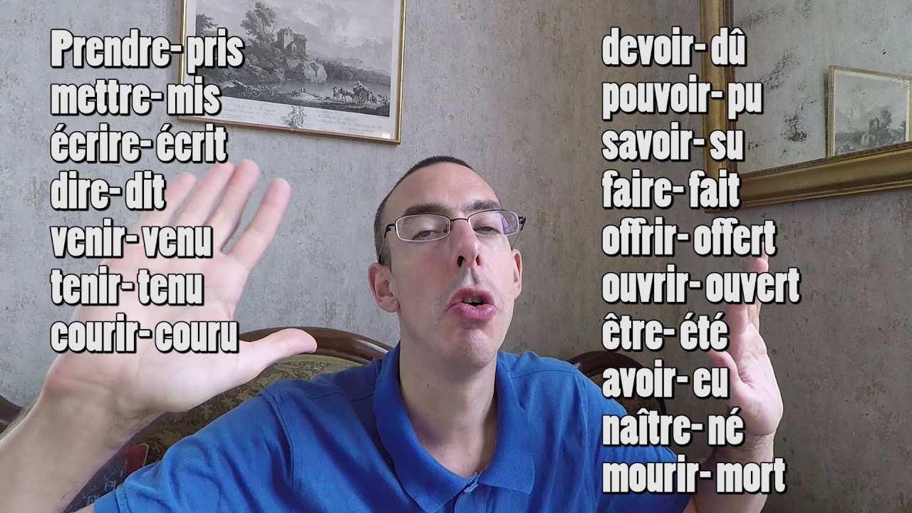 The Past Participle In French Language A1 French Course YouTube the-past-participle-in-french-language-a1-french-course-youtube