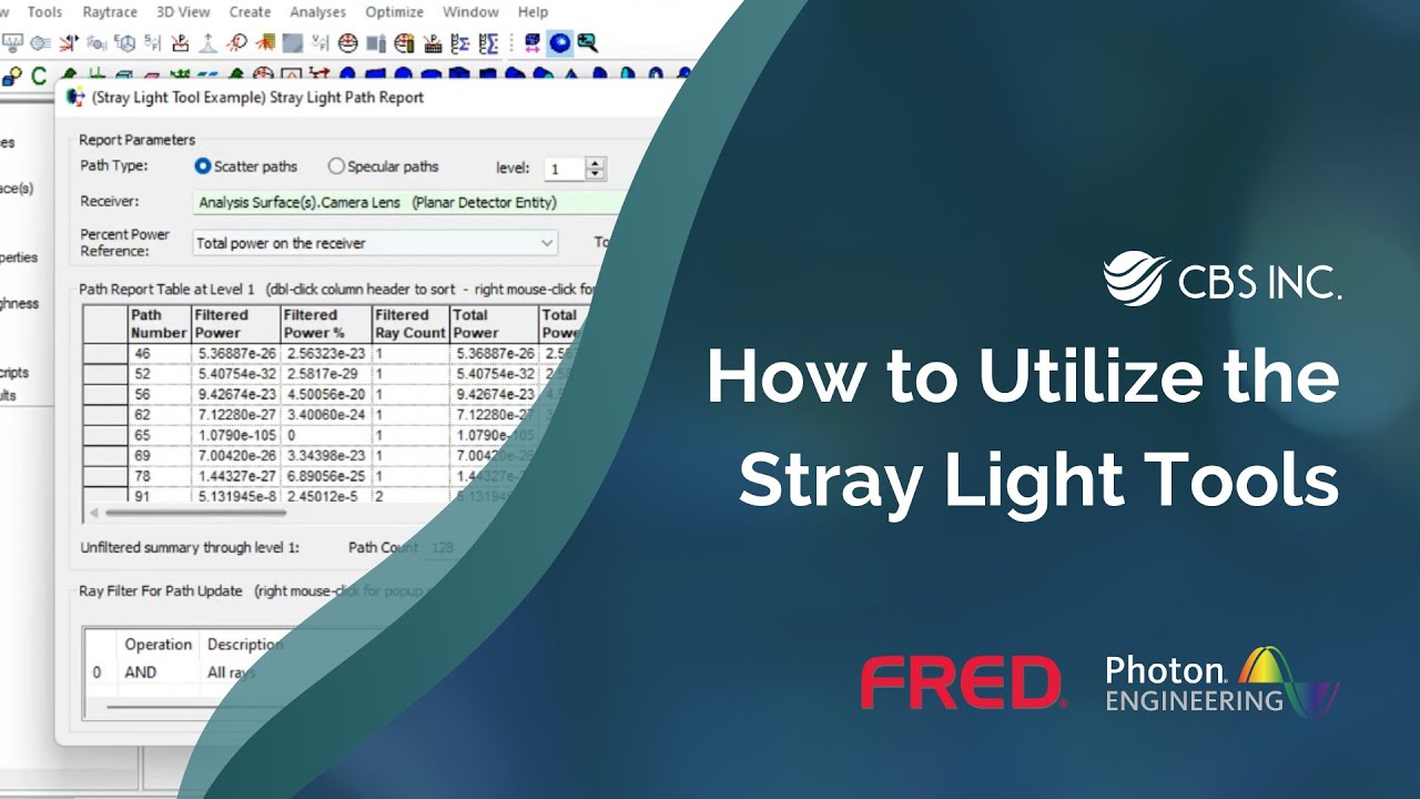 How to Utilize the Stray Light Tools - YouTube