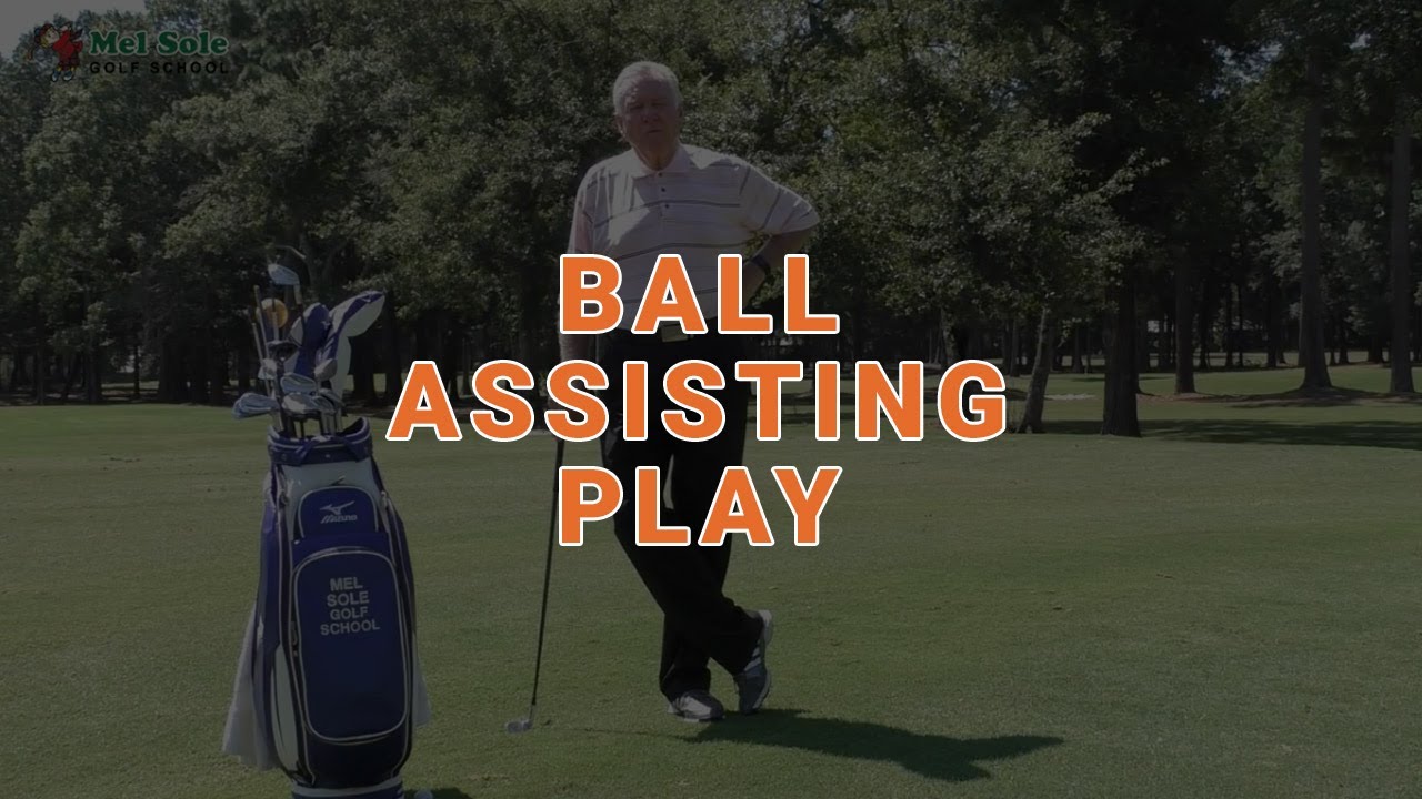 Ball assisting play on the golf course - YouTube