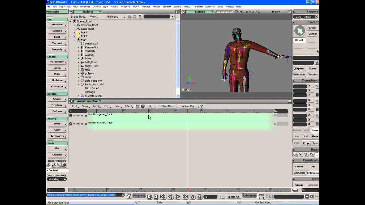 Maya to XSI: Trax Editor - YouTube