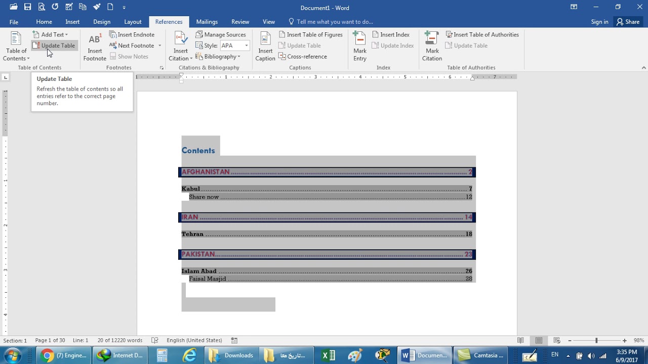 Lecture No 15 Reference tab button - YouTube