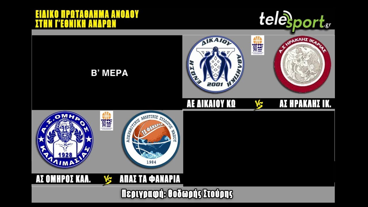 ΕΙΔΙΚΟ ΤΟΥΡΝΟΥΑ ΑΝΟΔΟΥ ΣΤΗΝ Γ' ΕΘΝΙΚΗ ΜΠΑΣΚΕΤ ΑΝΔΡΩΝ 2019 - Β' ΜΕΡΑ 27 ...