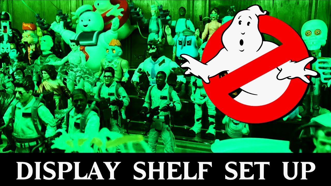 Ghostbusters Display Shelf Set Up - YouTube