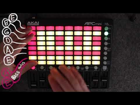 APC Mini MIDI Guitar (Pure Data) - YouTube