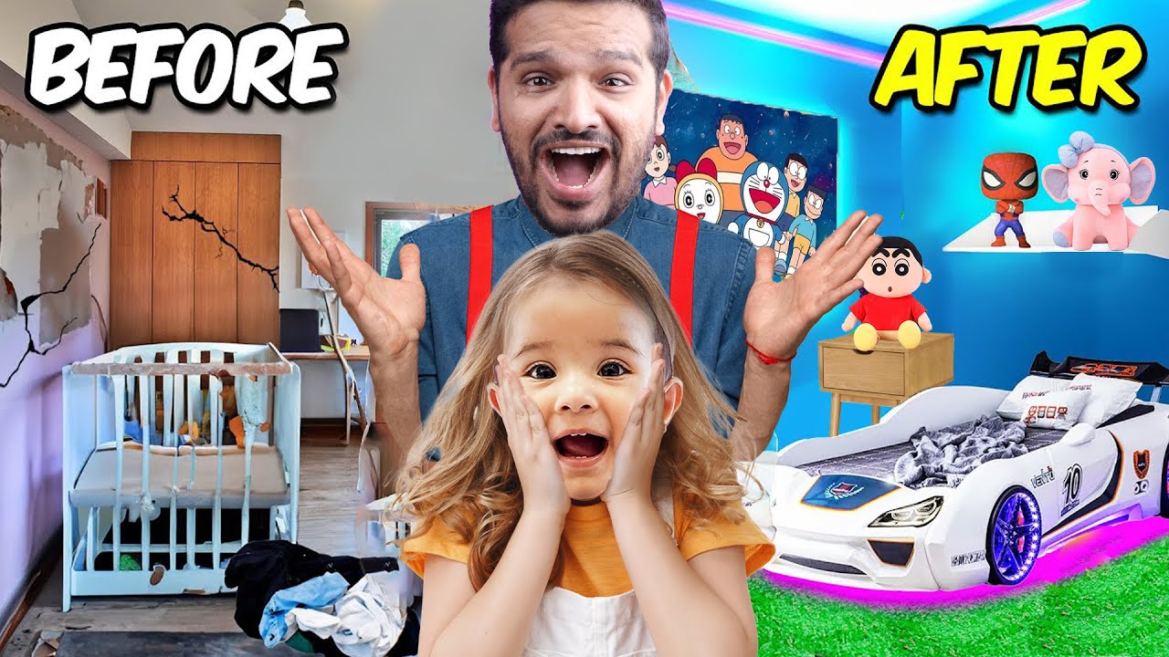 Myra's Dream Room Makeover | Big Surprise For Myra - YouTube