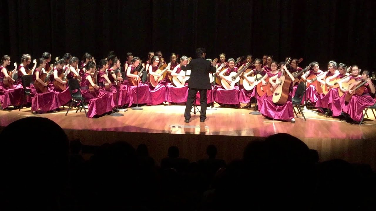 PLMGS Guitar Ensemble performance @ Symphony of Praise 2015 - YouTube