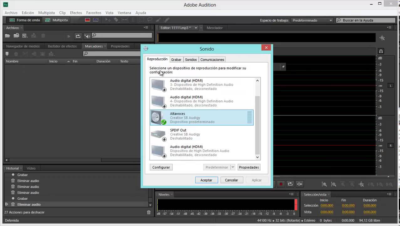 ADOBE AUDITION - Grabación con mesa de mezclas - YouTube