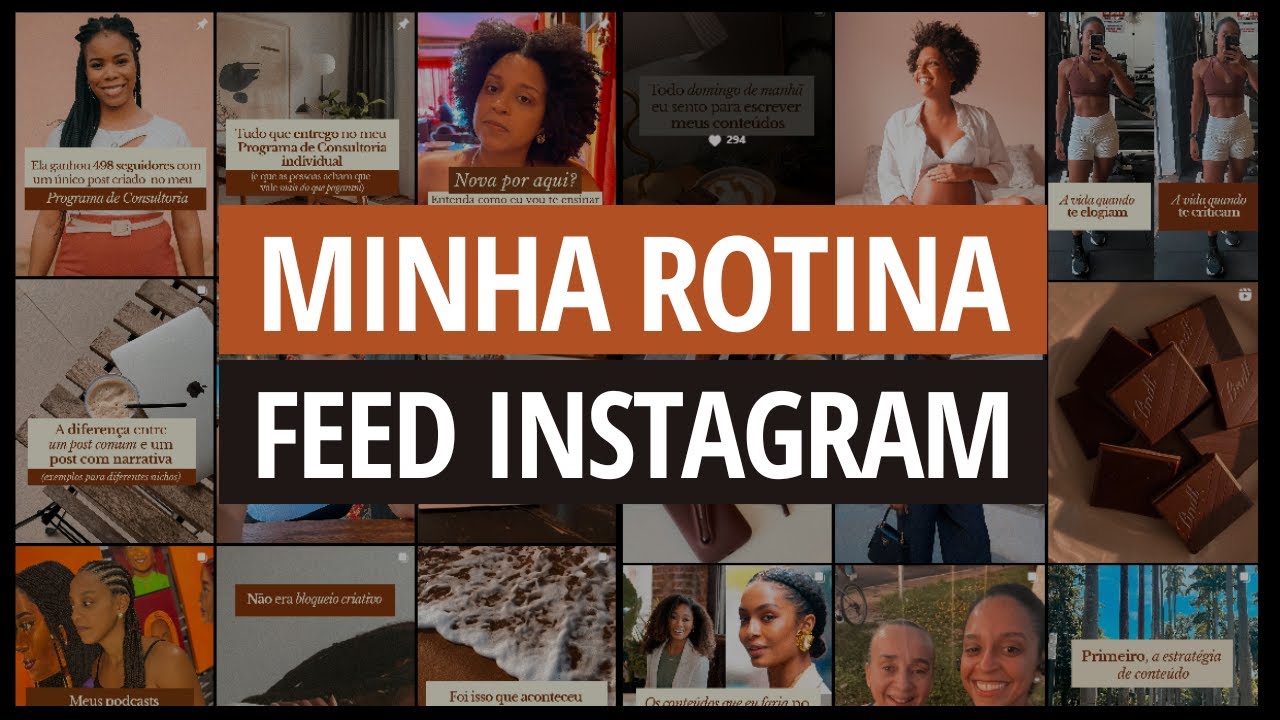 Minha ROTINA no FEED do INSTAGRAM que me Faz Fechar SERVIÇOS Toda ...