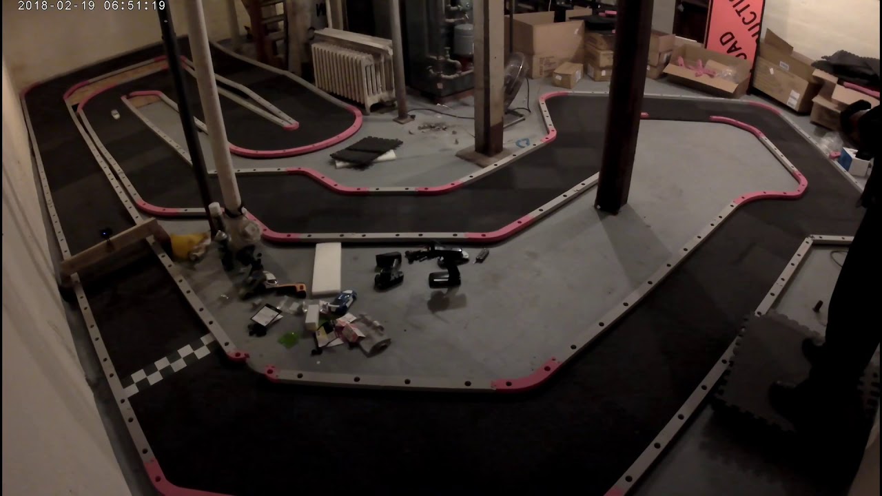 6amRC. Basement track. Test #4. New layout. - YouTube