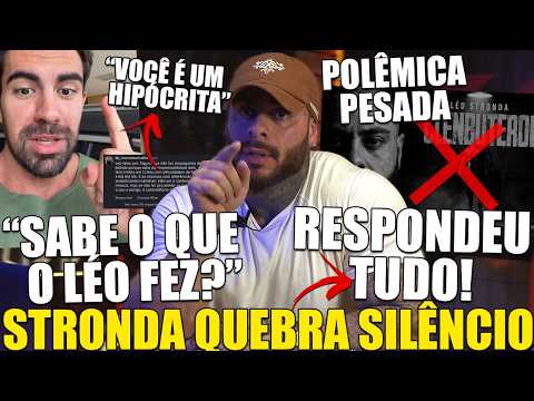 POLÊMICA! STRONDA RESPONDE ACUSAÇÕES APÓS TOMAR HATE PESADO E ESCLARECE SITUAÇÃO