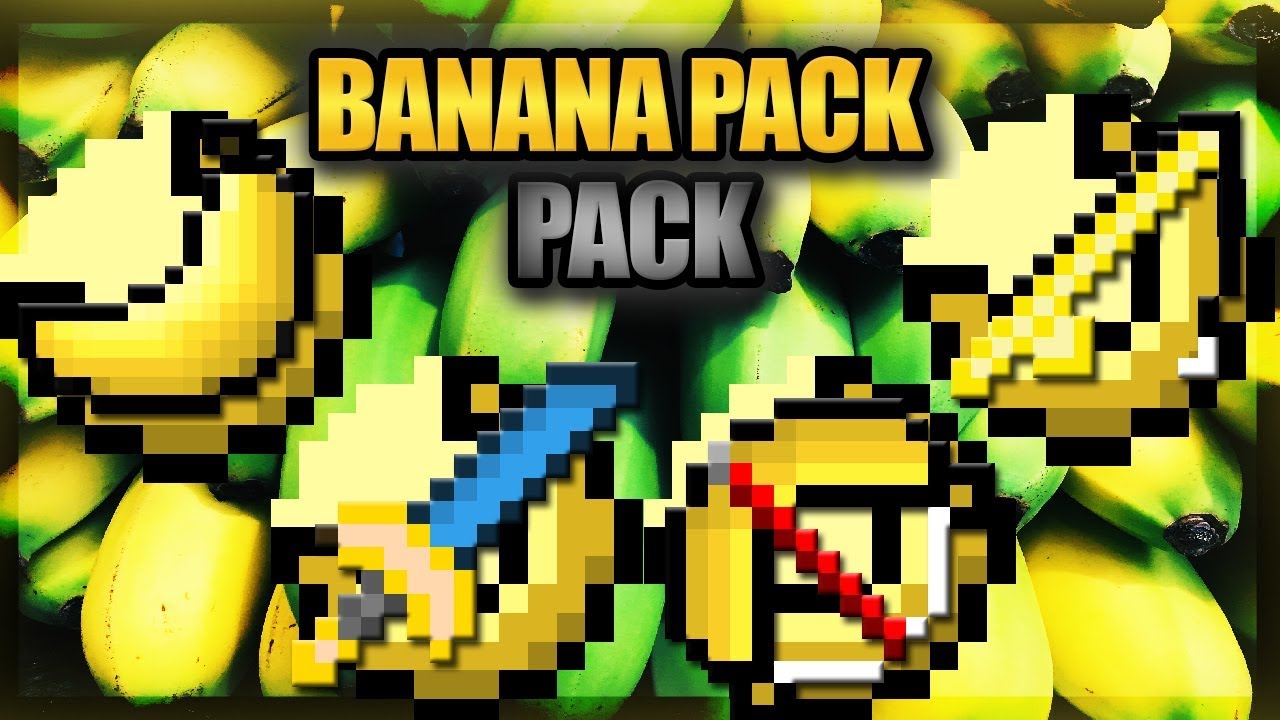 Minecraft PvP Texture Pack l Banana Pack (1.7/1.8) ★ - YouTube