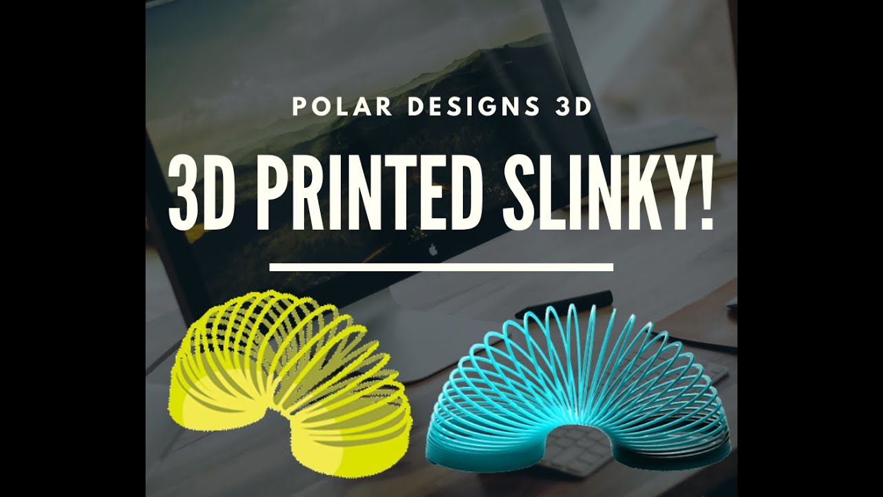3D Printed Slinky- It Really Works!! - YouTube