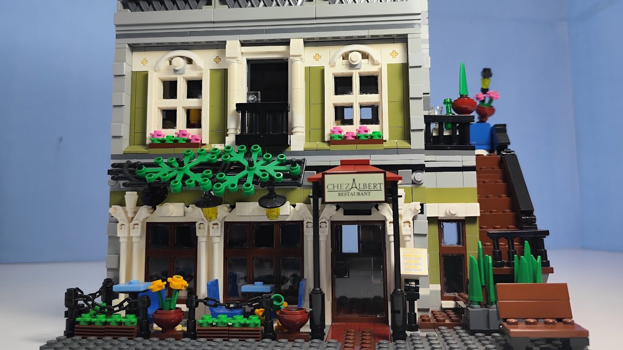 Listen to EDM, synth wave music while work on Lego Modular and ...
