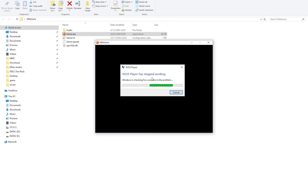 Melolune doesn't respond... [Windows 10 64 bit] - YouTube