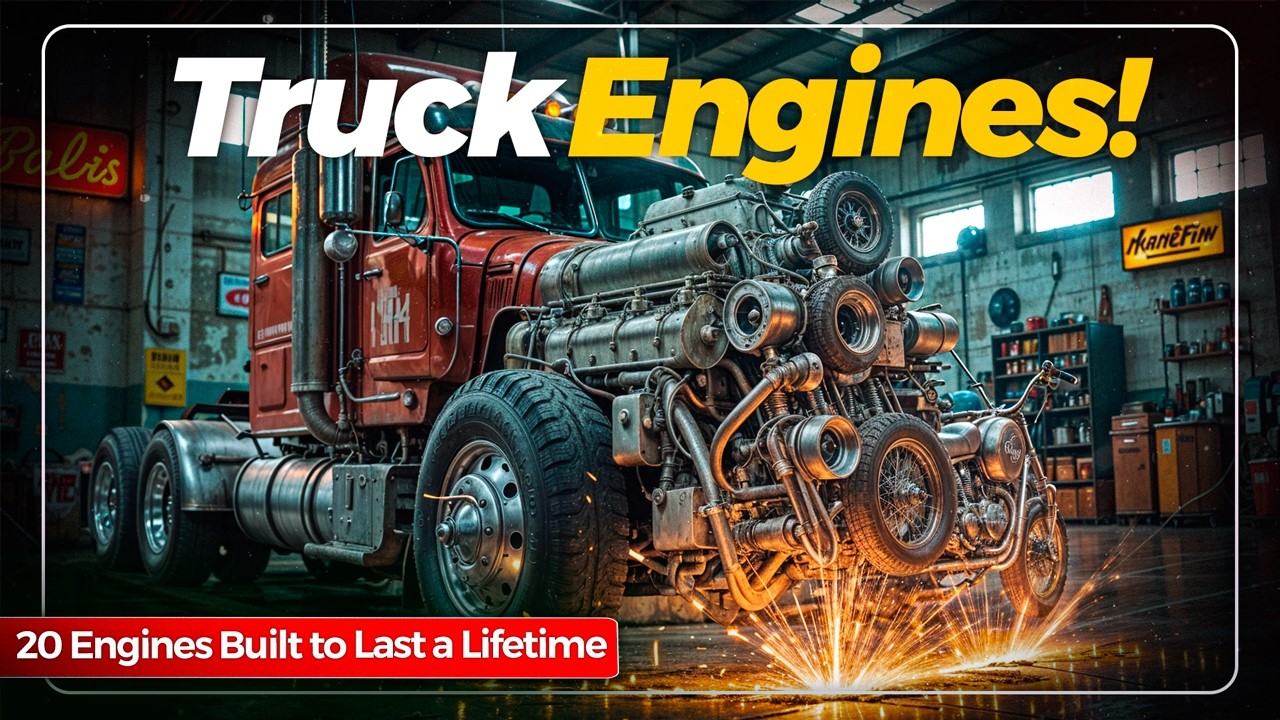 20 Most Durable Truck Engines Built to Last a Lifetime - YouTube