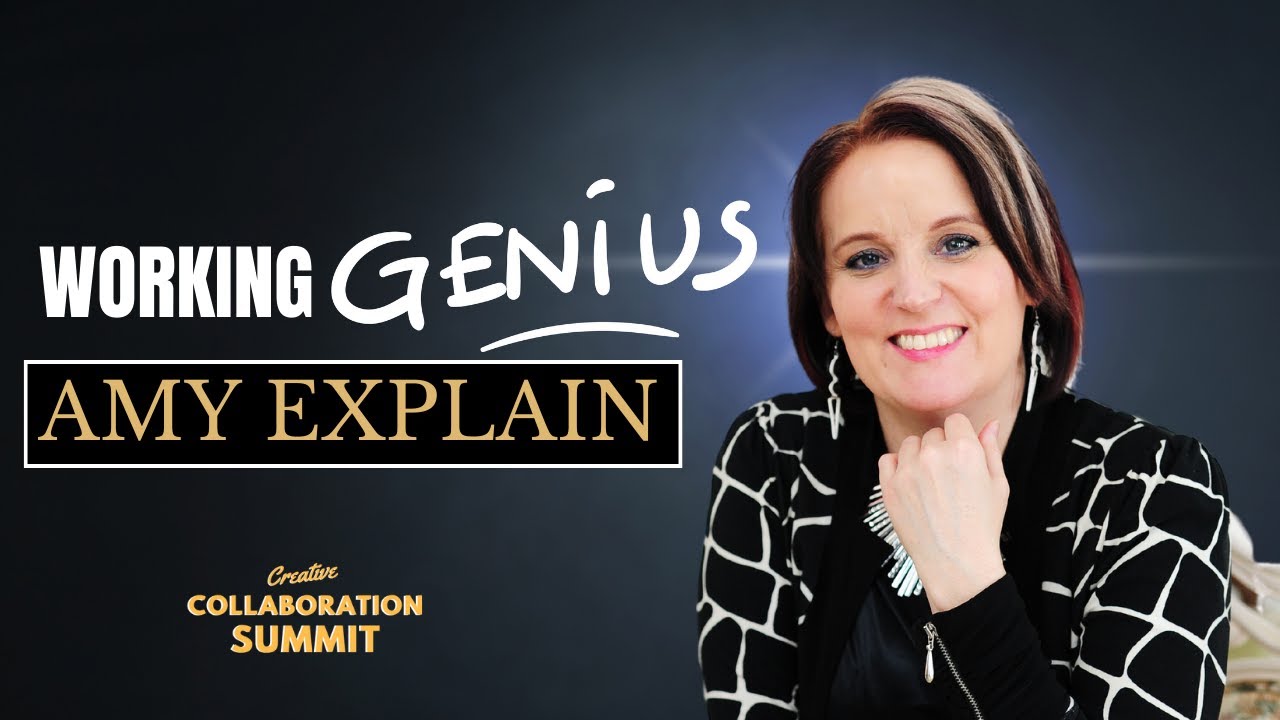 Amy Explain The Working Genius - YouTube
