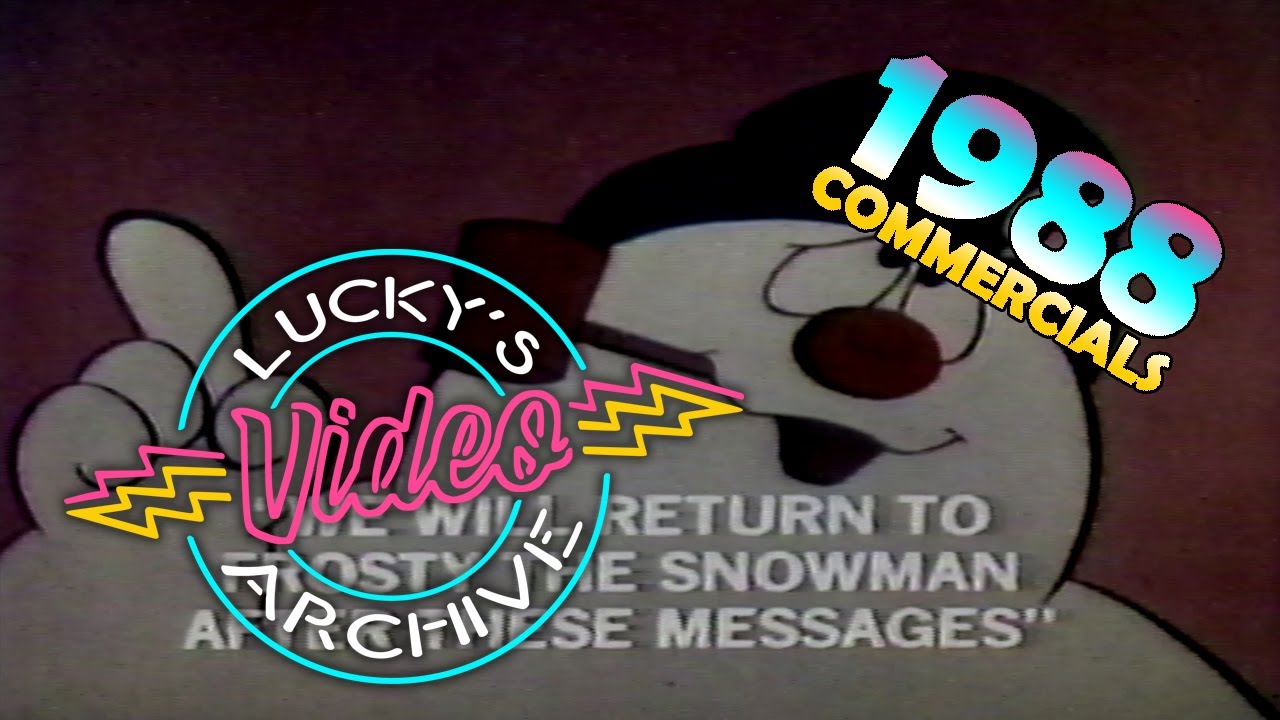1988 CBS Frosty the Snowman Commercials Lucky's Video Archive Vol. 14 ...