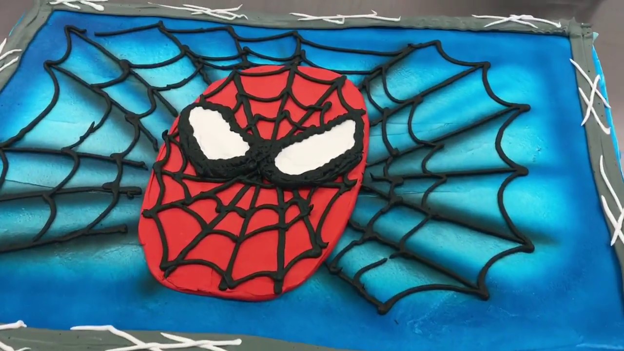 PASTEL DE SPIDER-MAN/ #SPIDER-MAN CAKE - YouTube